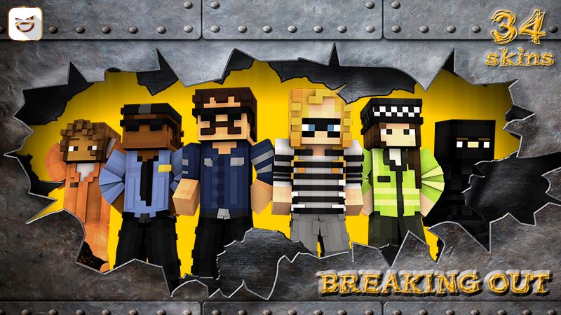 Breaking Out by Giggle Block Studios (Minecraft Skin Pack) - Minecraft ...