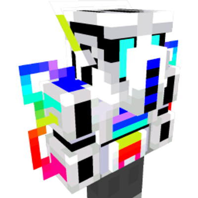 Rainbow Mech Suit by King Cube - Minecraft Marketplace (via ...