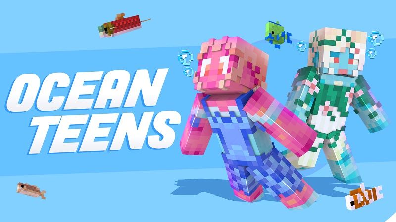 Ocean Teens by Nitric Concepts (Minecraft Skin Pack) - Minecraft ...