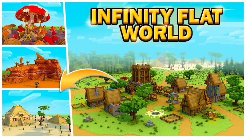 Infinity Flat World by The Craft Stars (Minecraft Marketplace Map ...