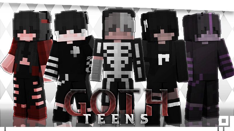 Goth Teens By Inpixel Minecraft Skin Pack Minecraft Marketplace Via