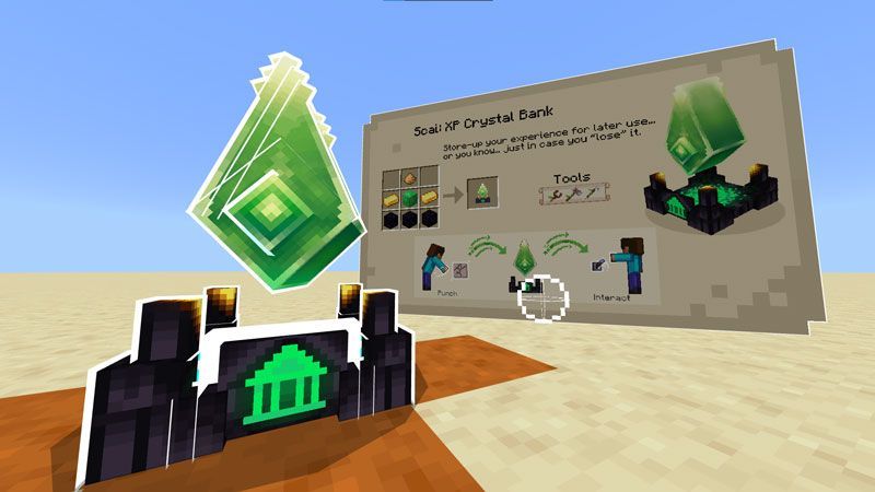 XP Crystal Bank Add-On by Scai Quest - Minecraft Bedrock Marketplace ...