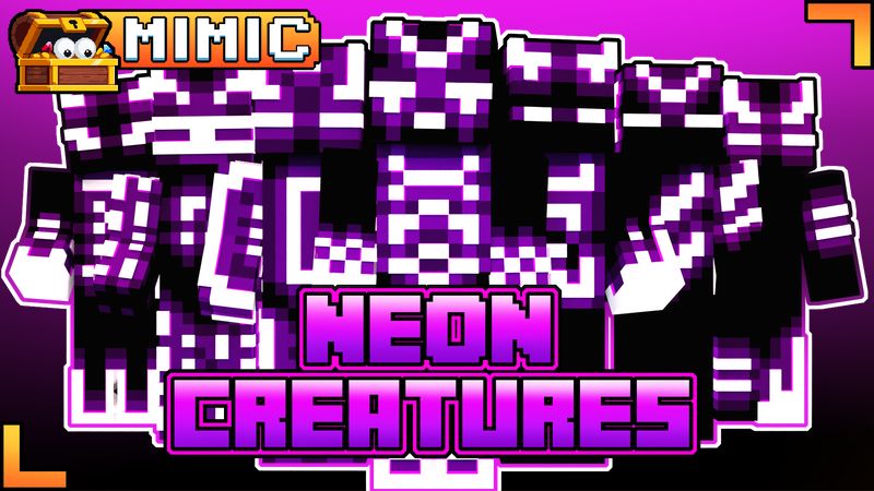 Neon Creatures by Mimic (Minecraft Skin Pack) - Minecraft Marketplace ...