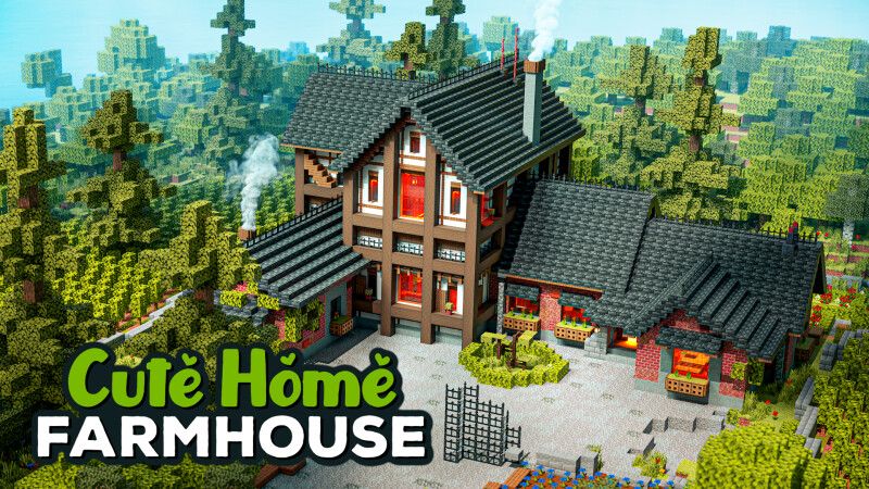 Cute Home Farmhouse by CrackedCubes (Minecraft Marketplace Map ...