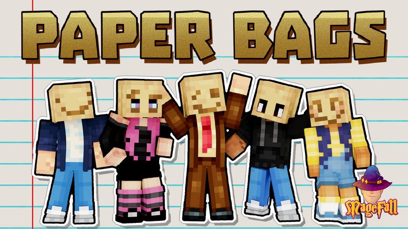 Paper Bags by Magefall (Minecraft Skin Pack) - Minecraft Marketplace ...