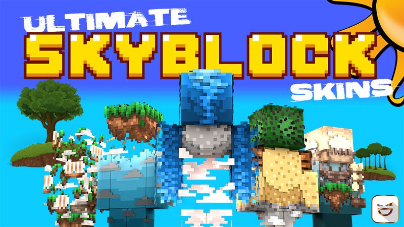 Ultimate Skyblock Skins by Giggle Block Studios (Minecraft Skin Pack ...