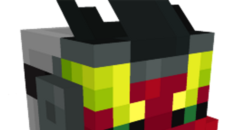 Demon Mask by TNTgames - Minecraft Marketplace (via bedrockexplorer.com)