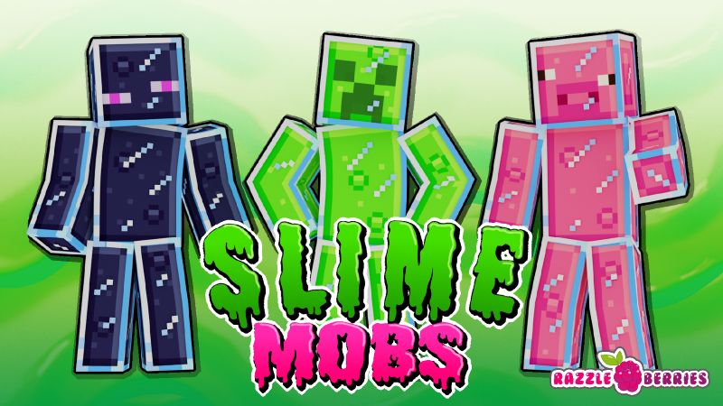 Slime Mobs by Razzleberries (Minecraft Skin Pack) - Minecraft Marketplace (via bedrockexplorer.com)