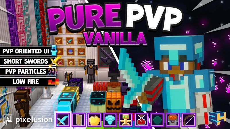 Pure PvP Vanilla by Pixelusion - Minecraft Marketplace (via bedrockexplorer.com)