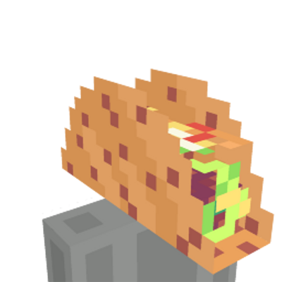 Taco Head by King Cube - Minecraft Marketplace (via bedrockexplorer.com)