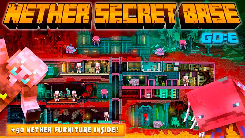 Nether Secret Base by GoE-Craft (Minecraft Marketplace Map) - Minecraft ...