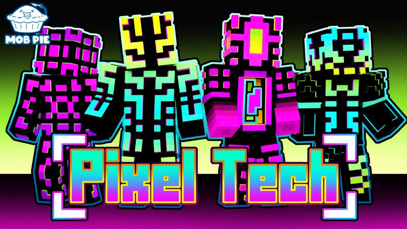 Pixel Tech by Mob Pie (Minecraft Skin Pack) - Minecraft Bedrock ...