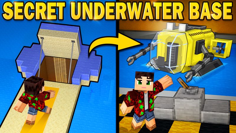 Secret Underwater Base by GoE-Craft (Minecraft Marketplace Map ...