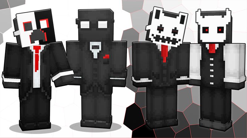 Dark Suits 2 by The Lucky Petals (Minecraft Skin Pack) - Minecraft ...