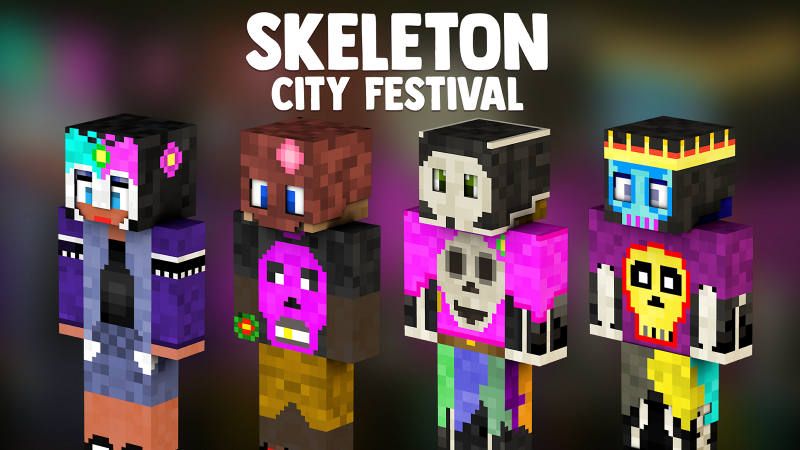 Skeleton City Festival by BLOCKLAB Studios (Minecraft Skin Pack ...