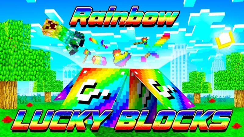 Rainbow Lucky Blocks by Fall Studios (Minecraft Marketplace Map) - Minecraft Marketplace (via ...
