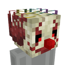 Scary Clown Head by Blu Shutter Bug - Minecraft Marketplace (via bedrockexplorer.com)