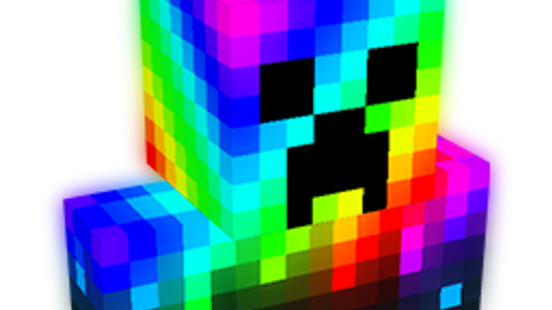 RGB Creeper Drip by Dodo Studios - Minecraft Bedrock Marketplace Explorer