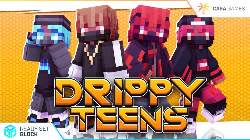 Drippy Teens by Ready, Set, Block! (Minecraft Skin Pack) - Minecraft ...