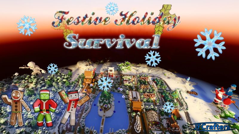 Festive Holiday Survival by JFCrafters (Minecraft Marketplace Map ...