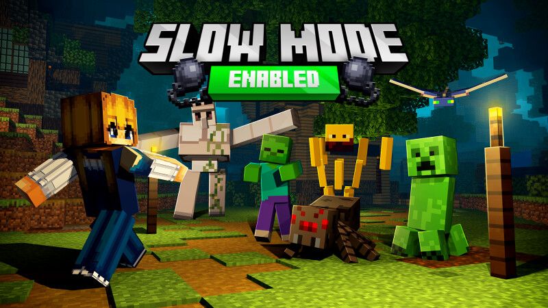 Slow Mode Enabled by CrackedCubes (Minecraft Marketplace Map ...
