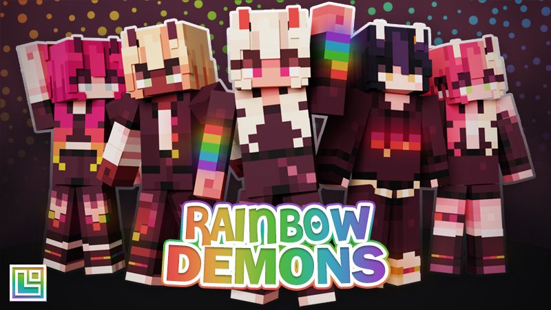 Rainbow Demons by Pixel Squared (Minecraft Skin Pack) - Minecraft Bedrock Marketplace Explorer