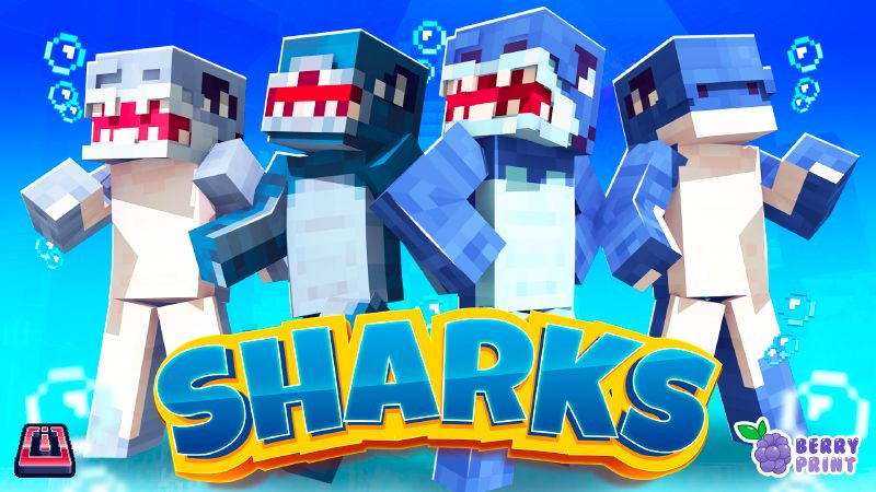 Sharks by Razzleberries (Minecraft Skin Pack) - Minecraft Marketplace ...