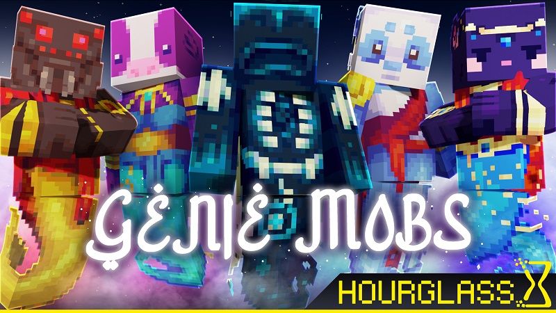 Genie Mobs HD by Hourglass Studios (Minecraft Skin Pack) - Minecraft ...