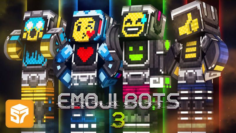 Emoji Bots 30 by 57Digital (Minecraft Skin Pack) - Minecraft ...