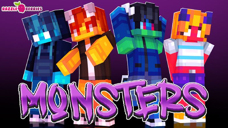 Monsters by Razzleberries (Minecraft Skin Pack) - Minecraft Marketplace ...