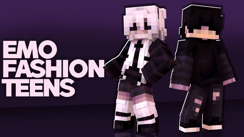 Emo Fashion Teens by Nitric Concepts (Minecraft Skin Pack) - Minecraft ...