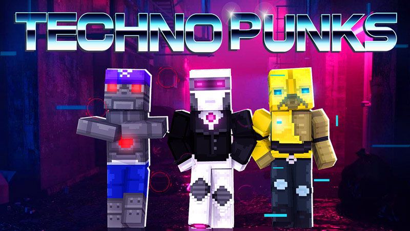 Techno Punks by Giggle Block Studios (Minecraft Skin Pack) - Minecraft ...