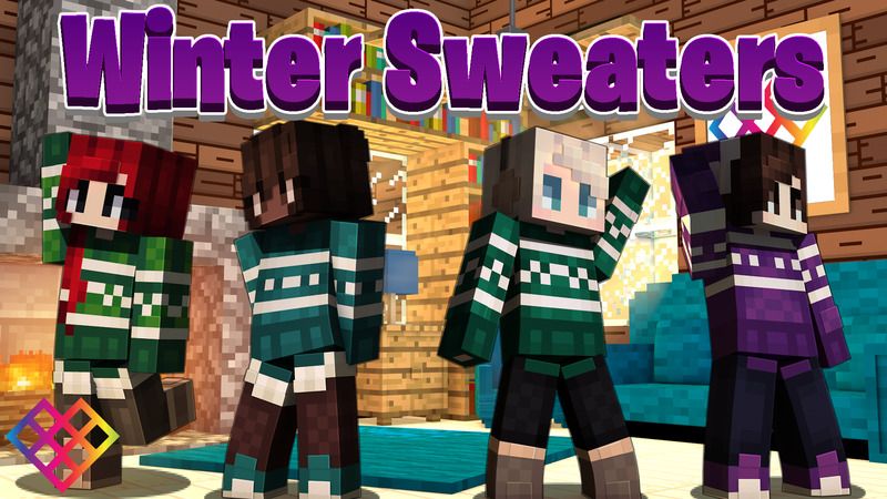 Winter Sweaters by Rainbow Theory (Minecraft Skin Pack) - Minecraft ...