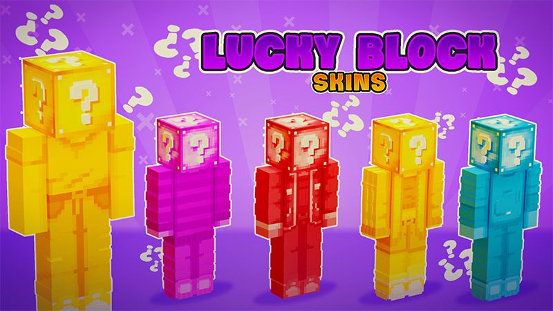 Lucky Block Skins by Dalibu Studios (Minecraft Skin Pack) - Minecraft ...