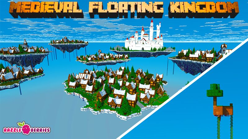 Medieval Floating Kingdom by Razzleberries (Minecraft Marketplace Map ...
