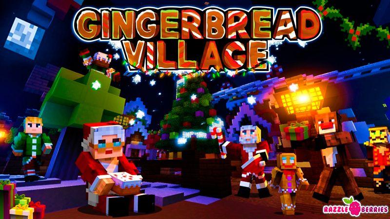 Gingerbread Village by Razzleberries (Minecraft Marketplace Map ...