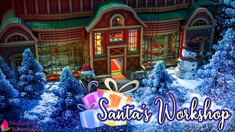 Santas Workshop by Shaliquinn's Schematics (Minecraft Marketplace Map) - Minecraft Marketplace ...