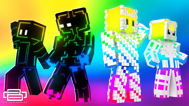 RGB Dream by Big Dye Gaming (Minecraft Skin Pack) - Minecraft ...
