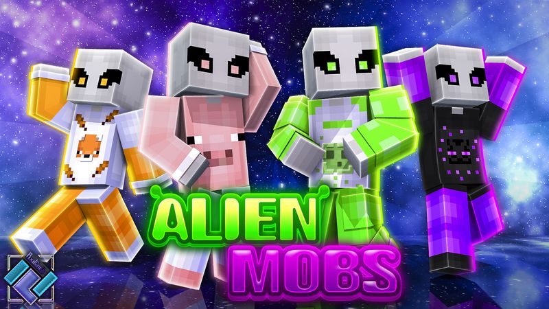 Alien Mobs by PixelOneUp (Minecraft Skin Pack) - Minecraft Marketplace ...