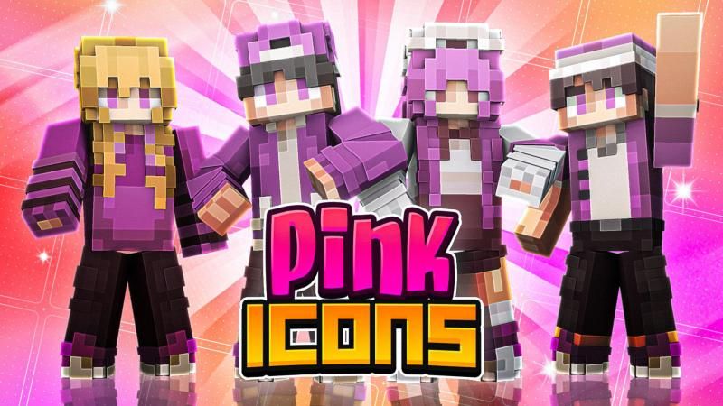 Pink Icons by Podcrash (Minecraft Skin Pack) - Minecraft Marketplace ...