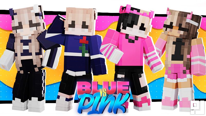 Pink VS Blue by inPixel (Minecraft Skin Pack) - Minecraft Marketplace ...