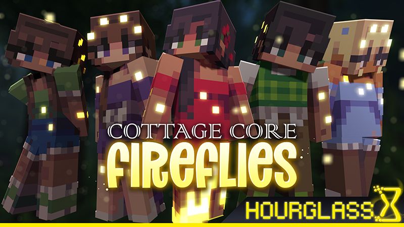 Cottage Core Fireflies by Hourglass Studios (Minecraft Skin Pack ...