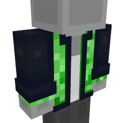 Creeper Jacket by Mob Pie - Minecraft Marketplace (via bedrockexplorer.com)