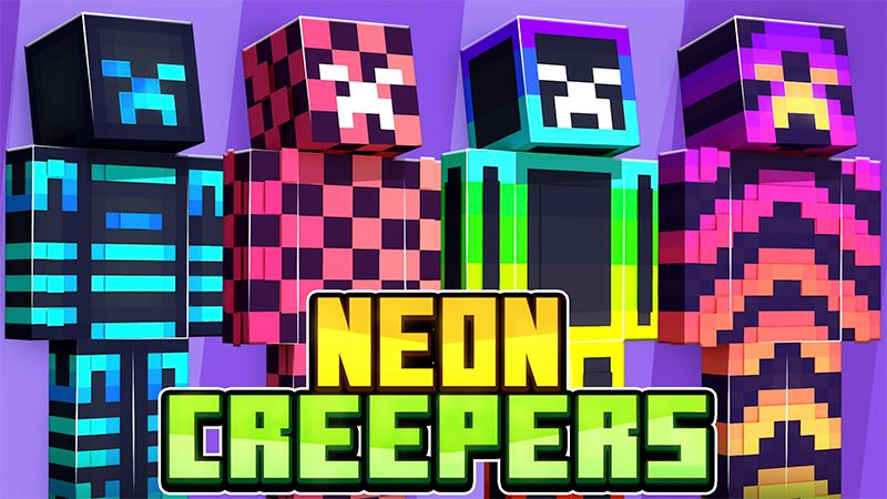 Neon Creepers by The Craft Stars (Minecraft Skin Pack) - Minecraft ...
