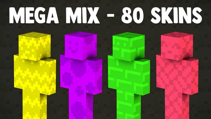 Mega Mix 80 Skins by BLOCKLAB Studios (Minecraft Skin Pack) - Minecraft ...