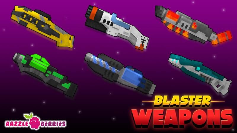 Blaster Weapons by Razzleberries (Minecraft Marketplace Map ...