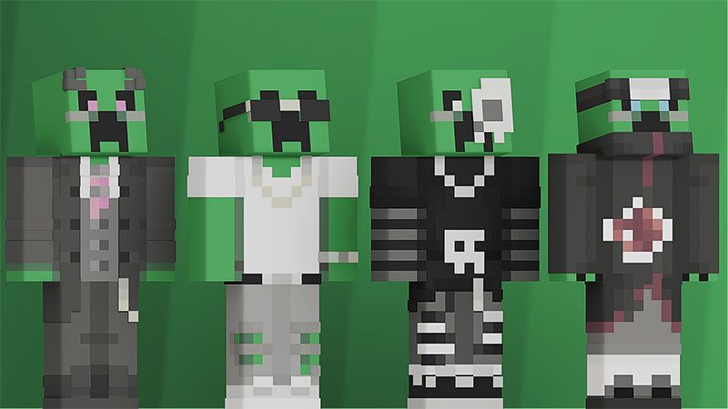 Creeper Trend 1 by Teplight (Minecraft Skin Pack) - Minecraft Bedrock ...