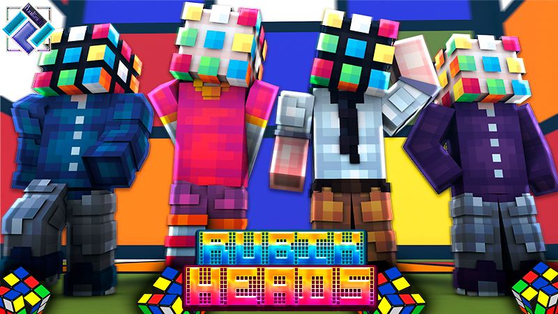 Rubik Heads by PixelOneUp (Minecraft Skin Pack) - Minecraft Marketplace ...