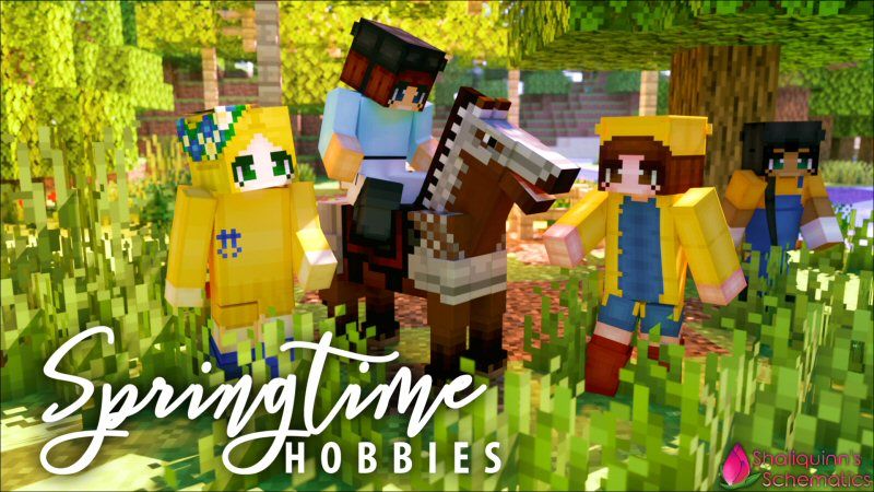Springtime Hobbies by Shaliquinn's Schematics (Minecraft Skin Pack) - Minecraft Marketplace (via ...