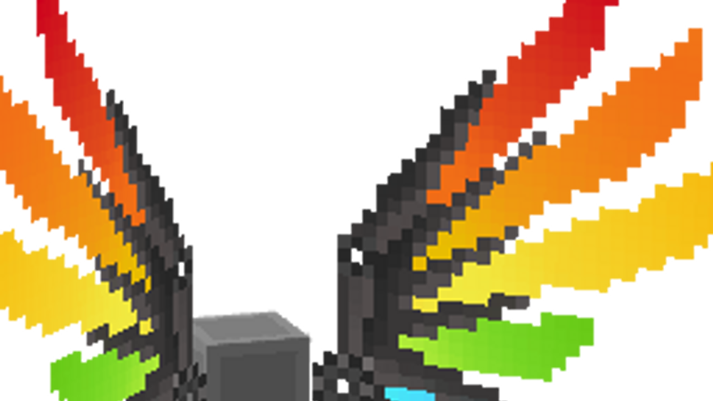 Rainbow Wings by Owls Cubed - Minecraft Marketplace (via ...